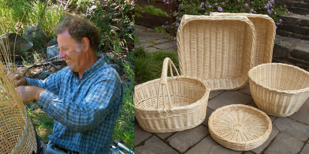 Making an English Willow Basket with Charlie Kennard - Fibershed