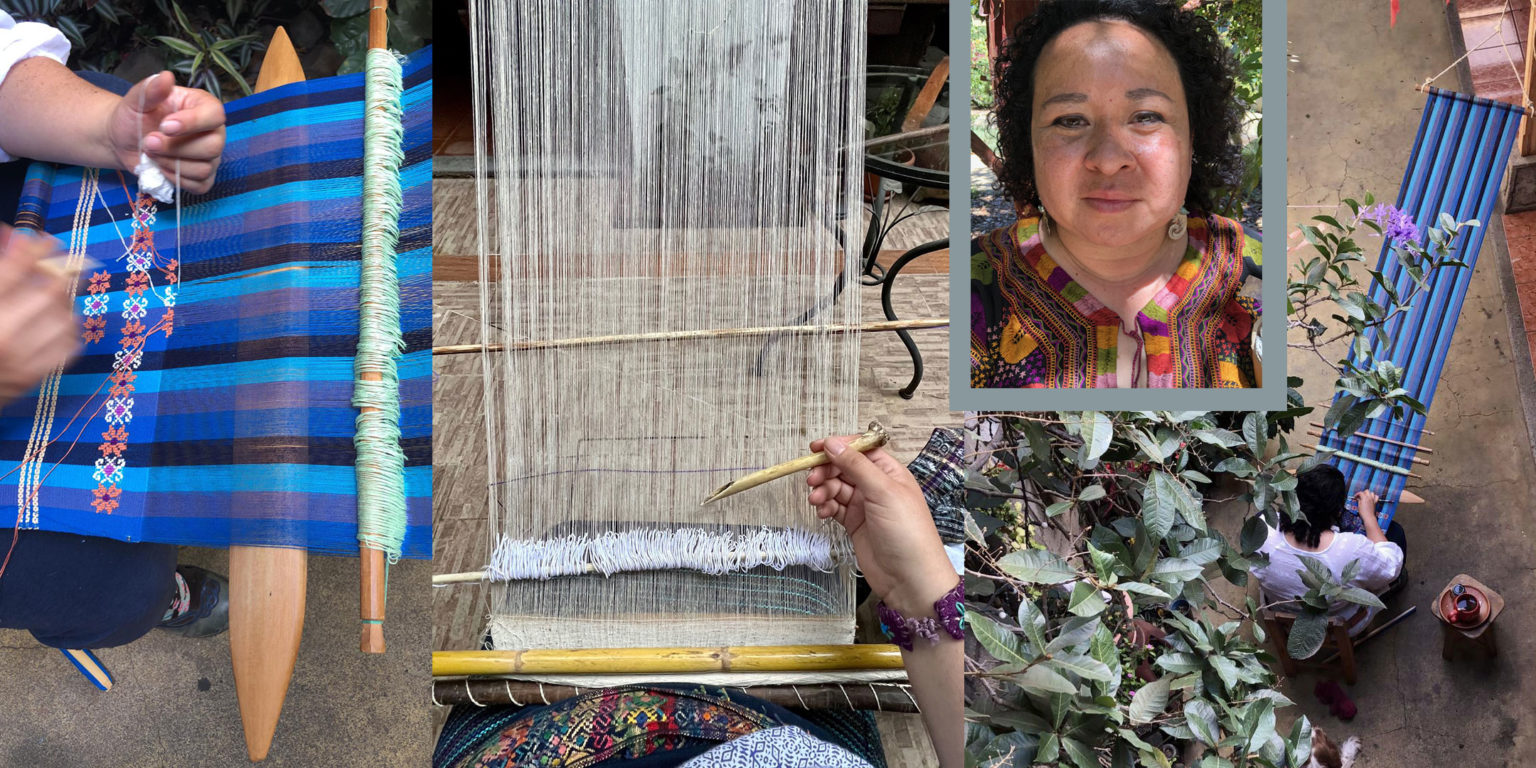 Weaving on a Mayan Backstrap Loom with Sari Monroy Solís - Fibershed
