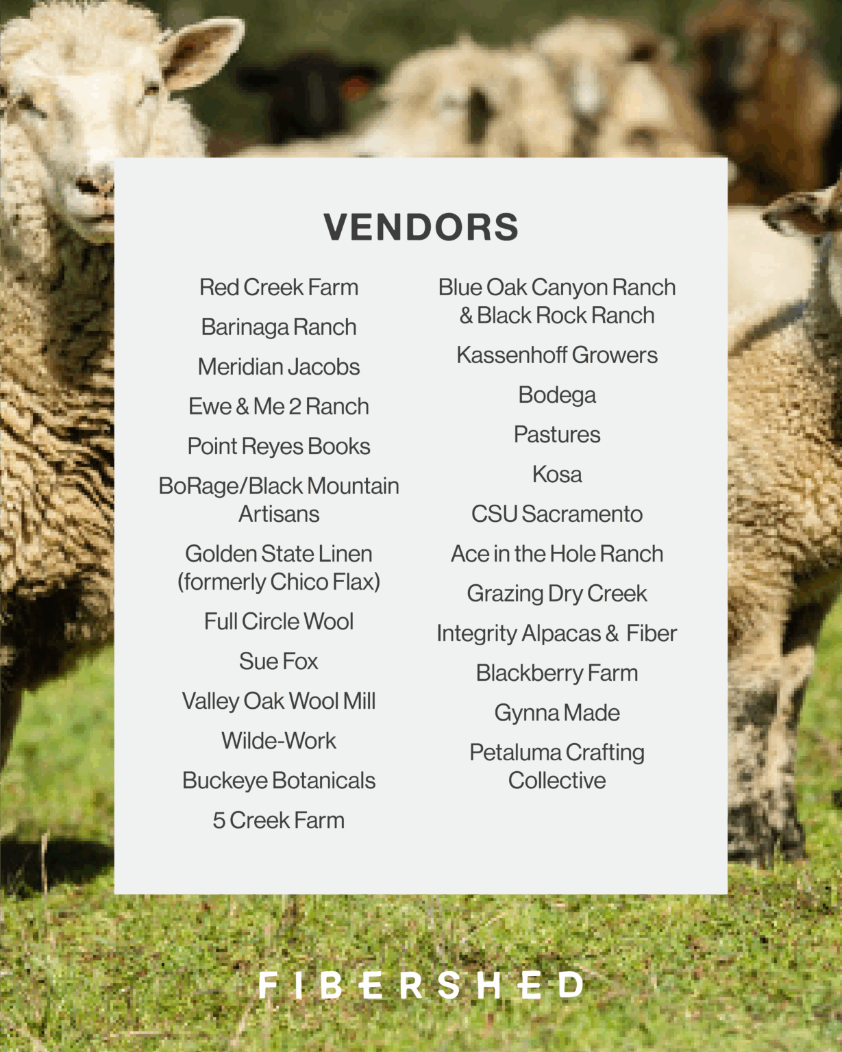 Fibershed Producers’ Market - Fibershed